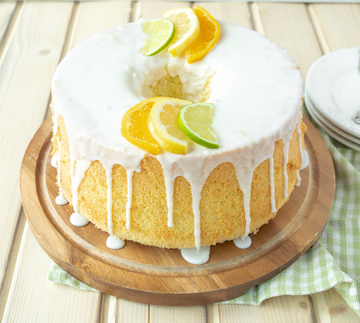 Citrus Chiffon Cake - The Timeless Baker